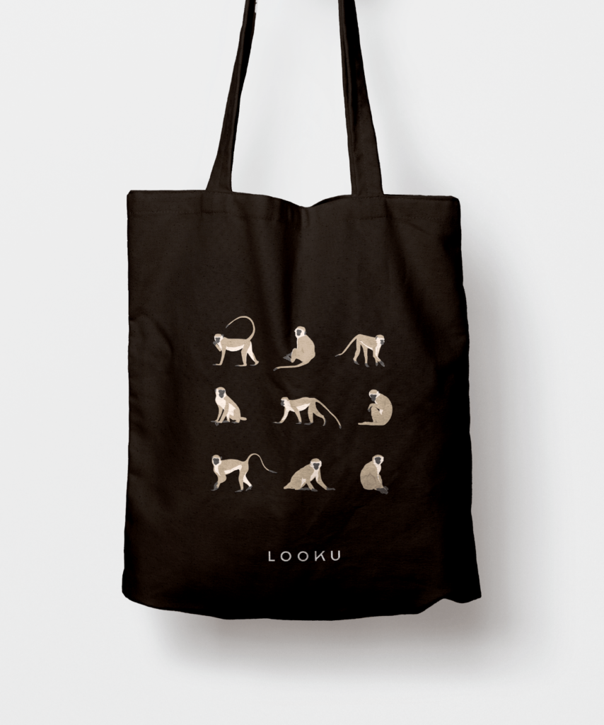 Monkey Tote Bag – Looku